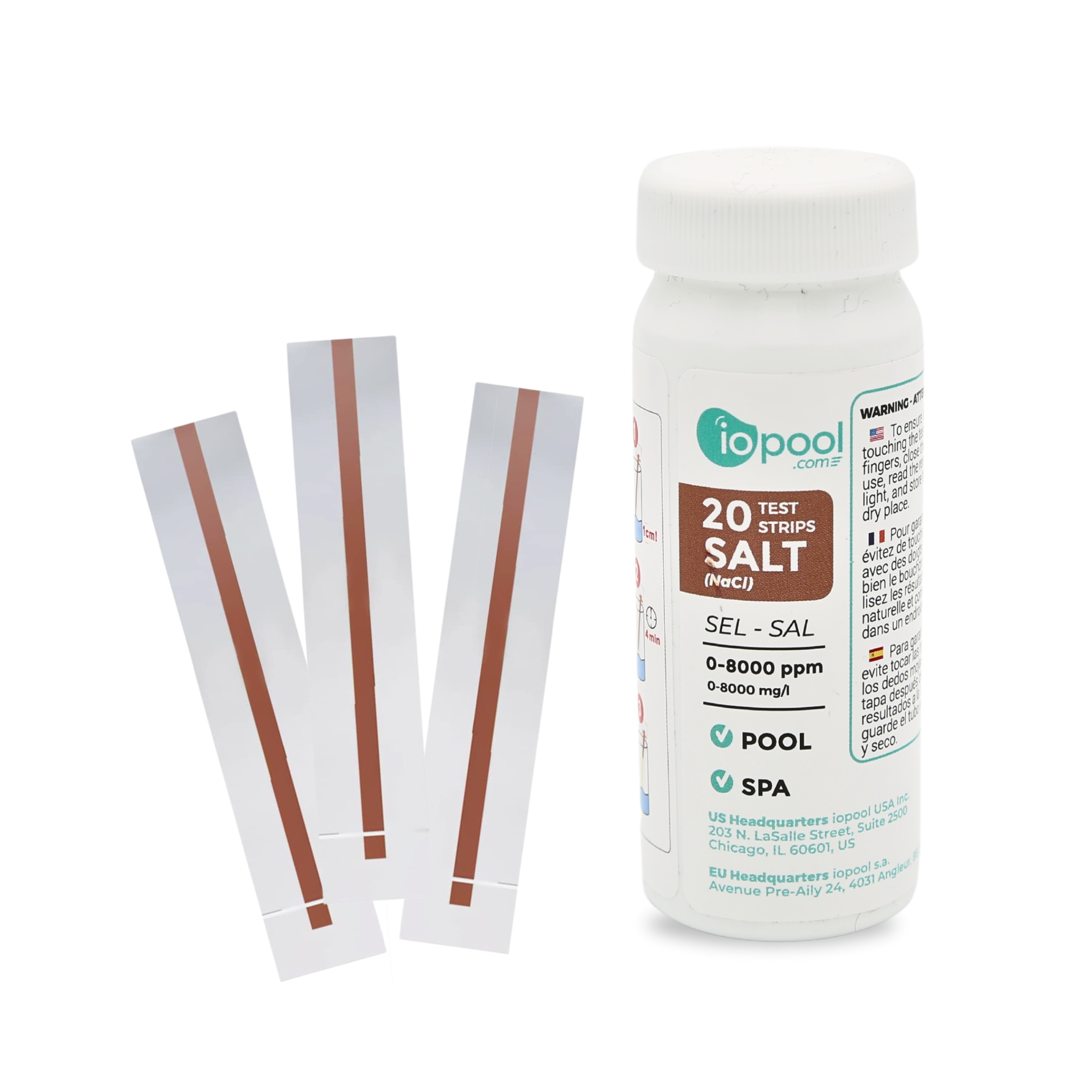 Salt Test strips x20 - iopool